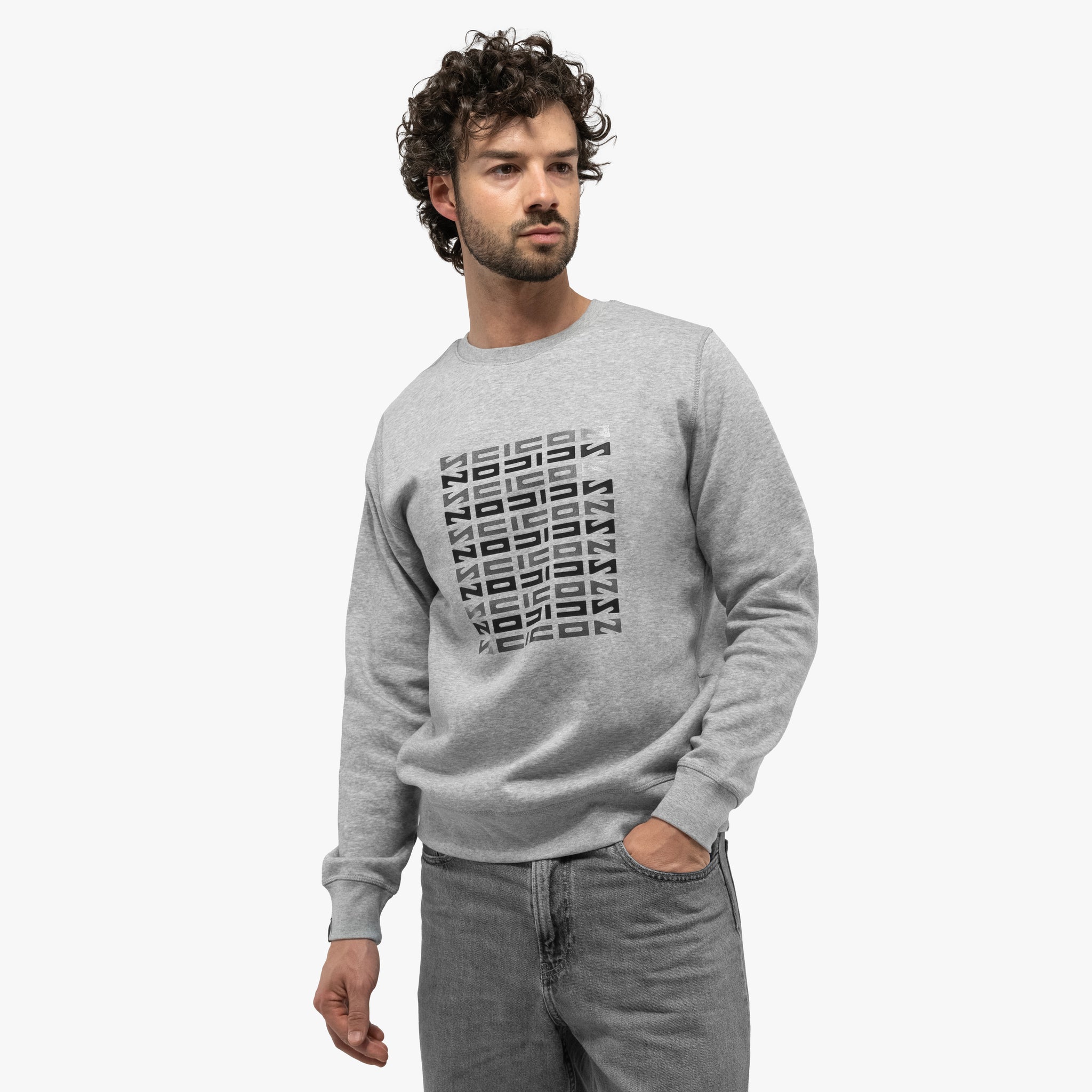Grey Scicon Logo Sweater | Scicon Sports