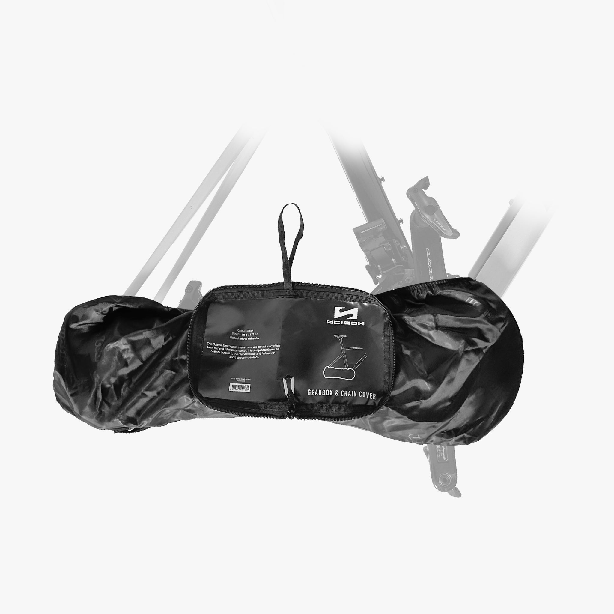 Black Gearbox & Bike Chain Cover | Scicon Sports